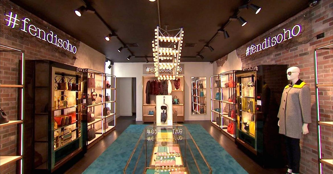 New Soho Pop-Up store by Fendi in New York